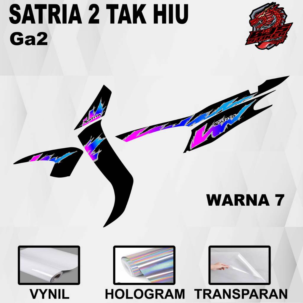Jual Stiker Sticker Striping Suzuki Satria 2tak Satria hiu - Stiker ...