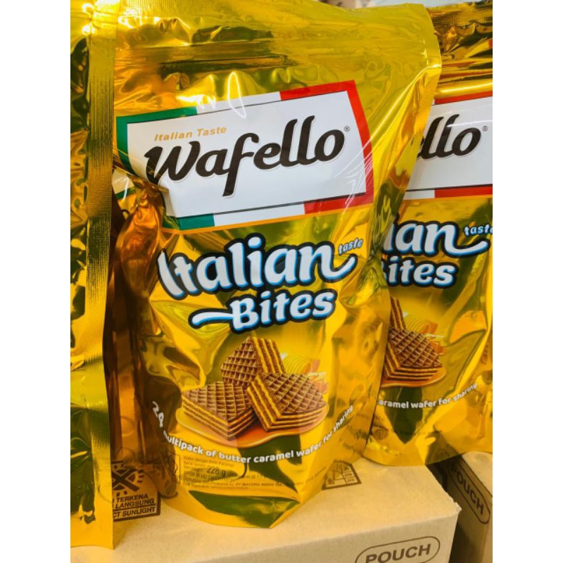 Jual Roma Wafello kemasan pouch caramel / cokelat | Shopee Indonesia