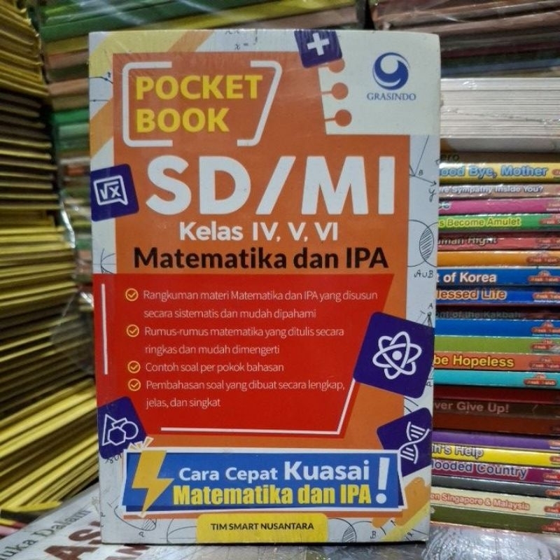Jual buku pocket SD/MI matematika dan ipa kls IV, V, VI | Shopee Indonesia