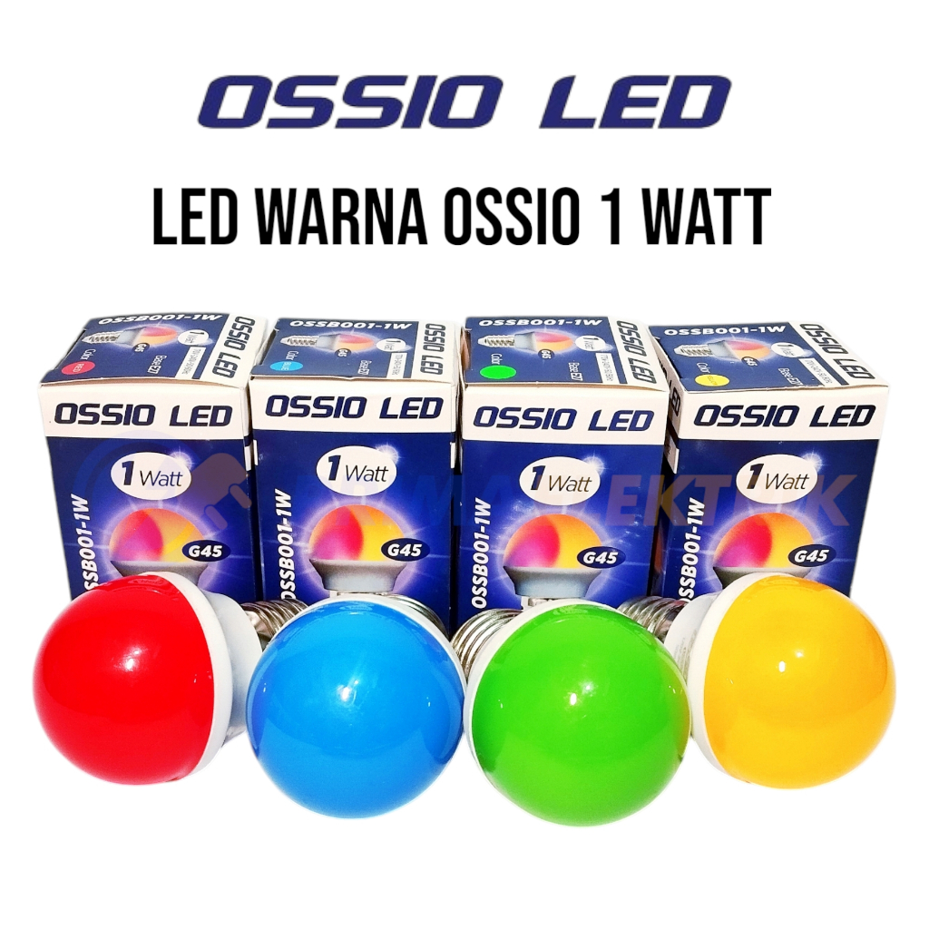 Jual LED Warna Ossio 1 Watt (Merah, Biru, Hijau dan Kuning) | Shopee ...