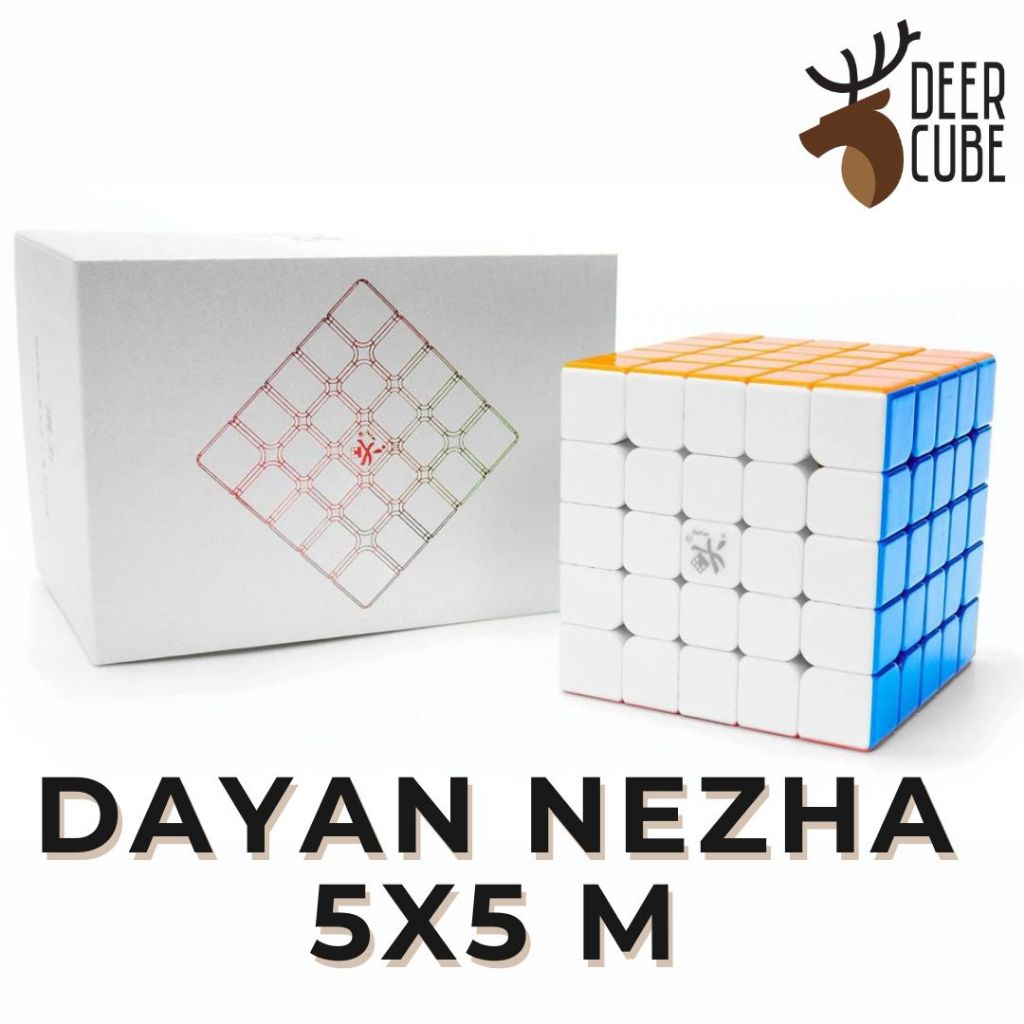Jual DaYan NeZha 5x5 M - Cubes Magnetic Stickerless Da Yan Ne Zha Strong Medium 5x5x5 Magnetik ...