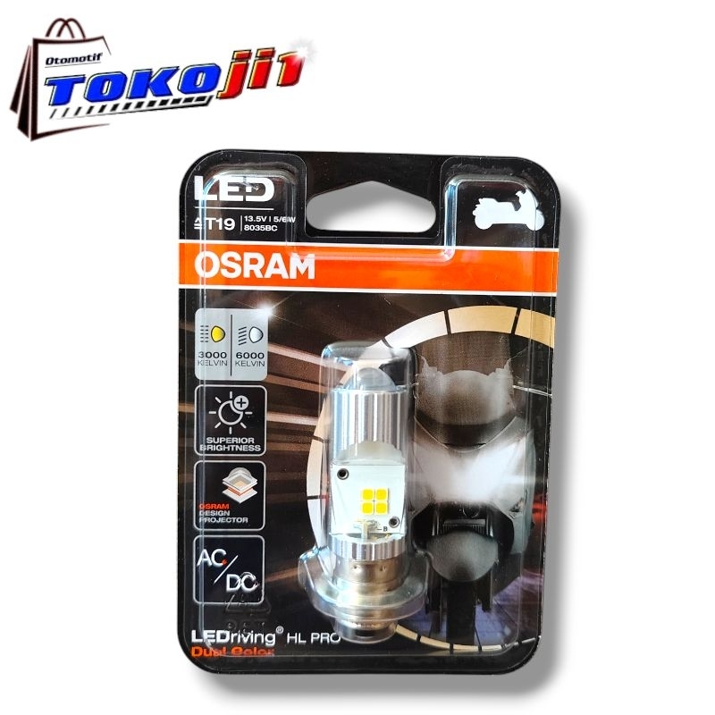 Jual Osram Lampu LED Motor T19 H6 M5 K1 LEDriving HL PRO Dual Color ...