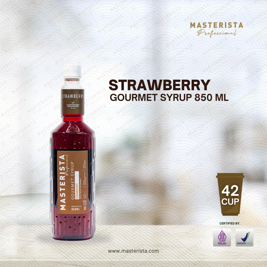 Jual Masterista Sirup Rasa Strawberry 850ml / Strawberry Syrup | Shopee ...