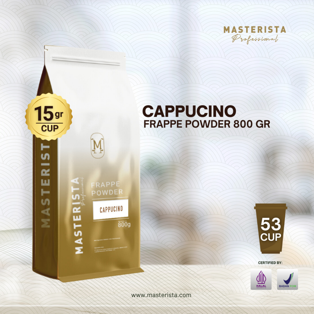 Jual Bubuk Minuman Masterista Cappucino Base 800gr | Shopee Indonesia