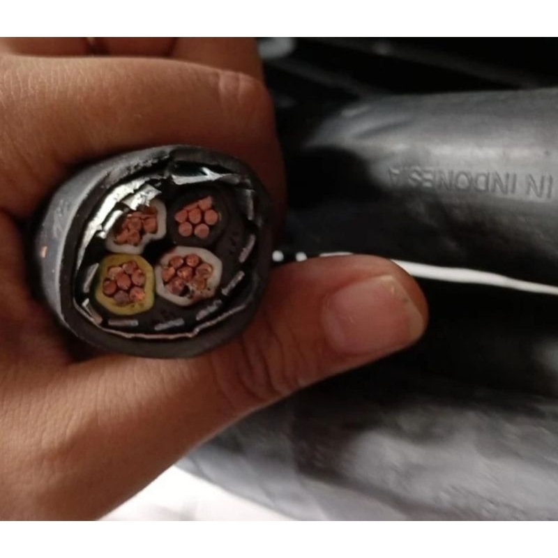 Jual Kabel Listrik NYFGBY 4x25 mm2 Supreme NYFGBY 4 x 25 mm2 Hitam Kabel Armor | Shopee Indonesia