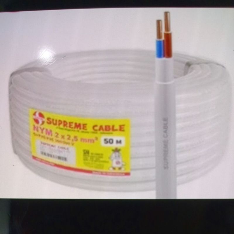 Jual KABEL NYM 2X2.5 SUPREME 50METER | Shopee Indonesia