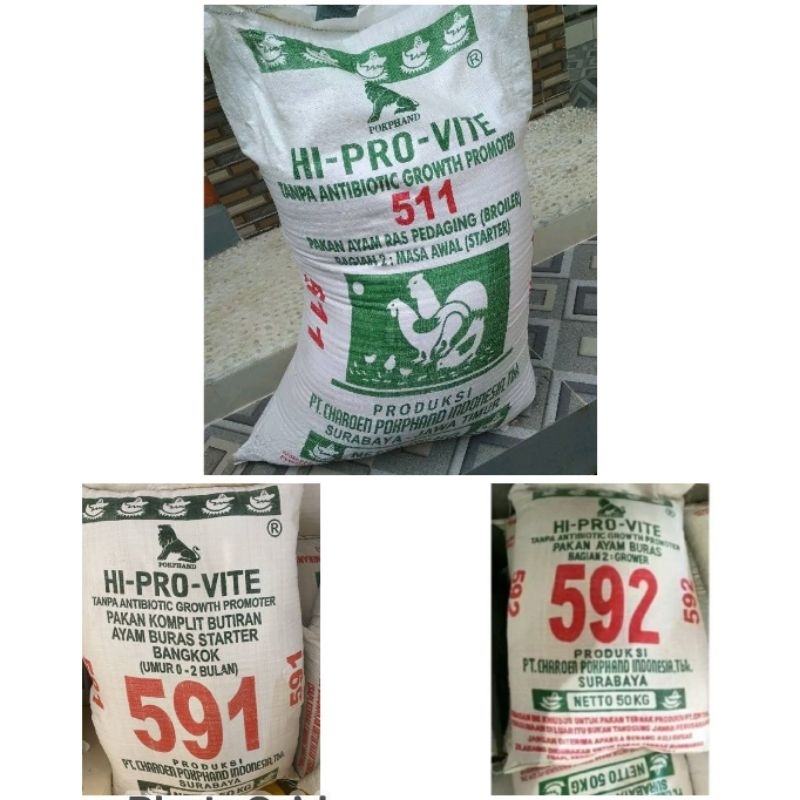 Jual Pur Ayam Buras Starter 591&592 Pakan Ayam Starter Pedaging 511 ...