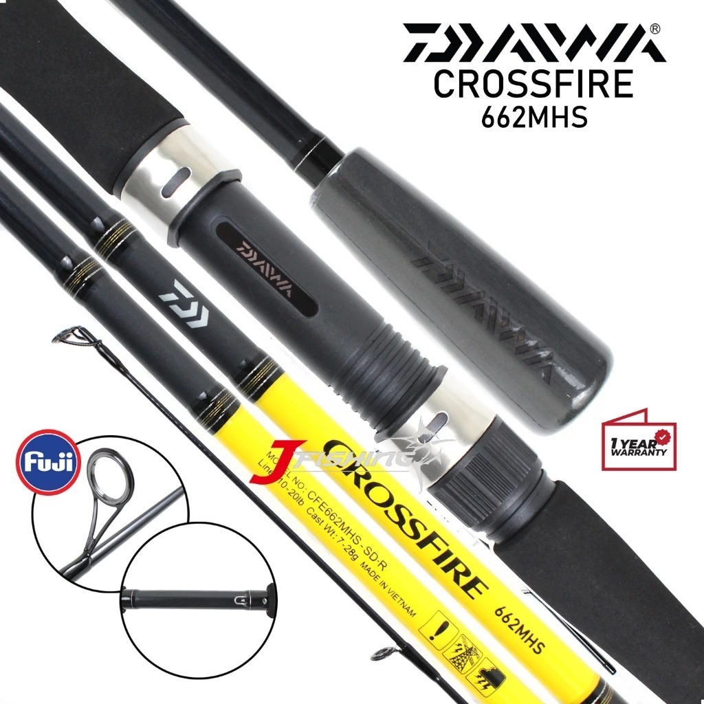 Jual Joran DAIWA CROSSFIRE 602 662 SD.R | Spinning | Baitcasting | Garansi Resmi | Shopee Indonesia