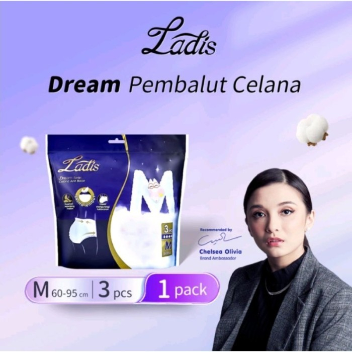 Jual MAKUKU LADIS DREAM SERIES MENSTRUATION PANTS POPOK CELANA PEMBALUT ...
