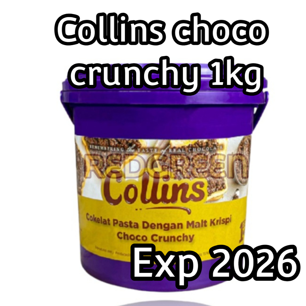 Jual Selai Cokelat Collins Choco Crunchy 1kg 1000gram | Shopee Indonesia