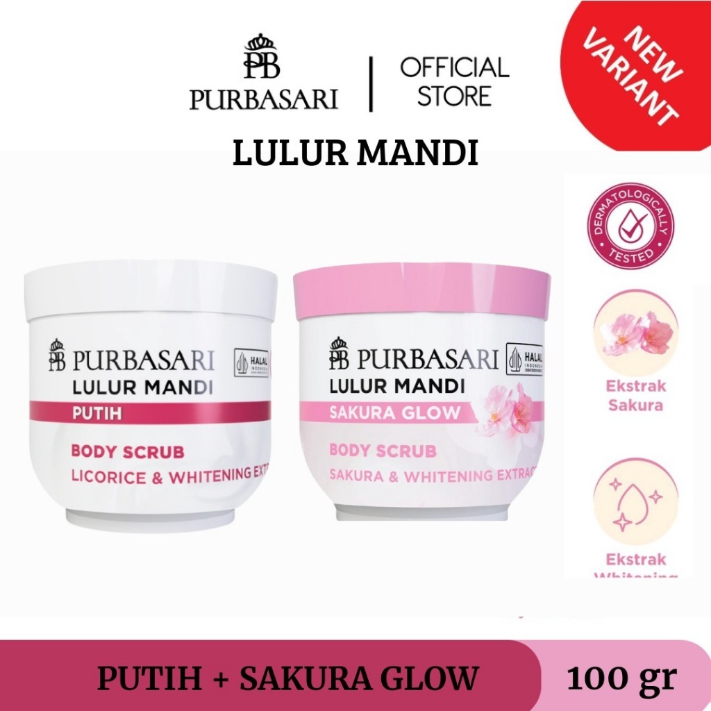 Jual MFI - [PAKET 3 PCS] PURBASARI Lulur Mandi Body Scrub | Netto 200 ...