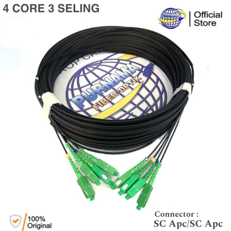 Jual precon 4 core 3 selling SC/apc-SC/apc mrek purnama | Shopee Indonesia