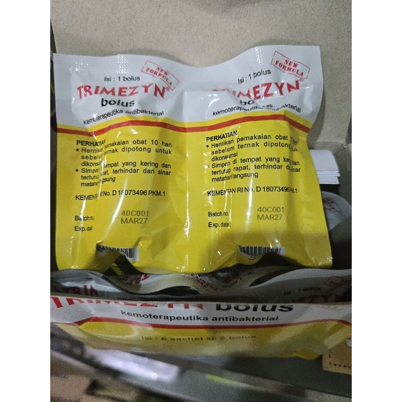 Jual TRIMEZIN BOLUS MEDION OBAT DIARE SAPI dan kambing (1pc) | Shopee ...