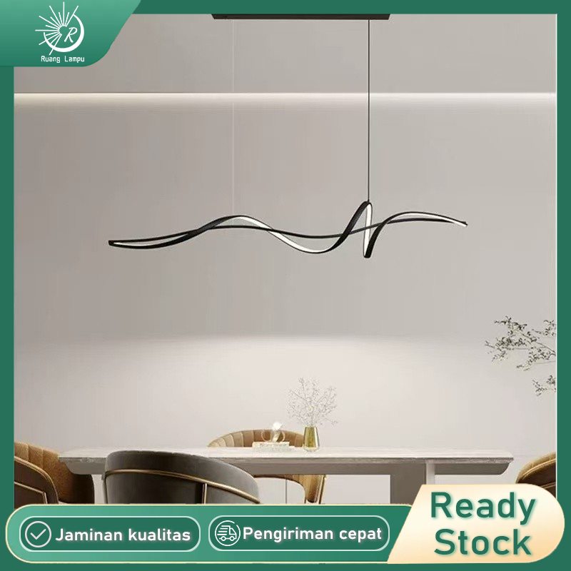 Jual Lampu gantung restoran lampu gantung ruang tamu aesthetic lampu gantung minimalis modern ...