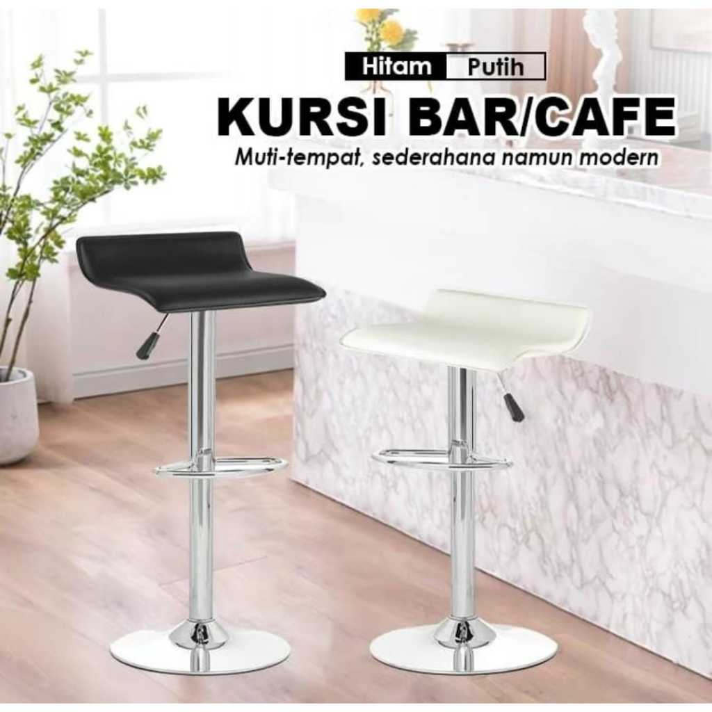 Jual Kursi Bar Hidrolik Bangku Minibar Cafe Minimalis Chair Barstool ...