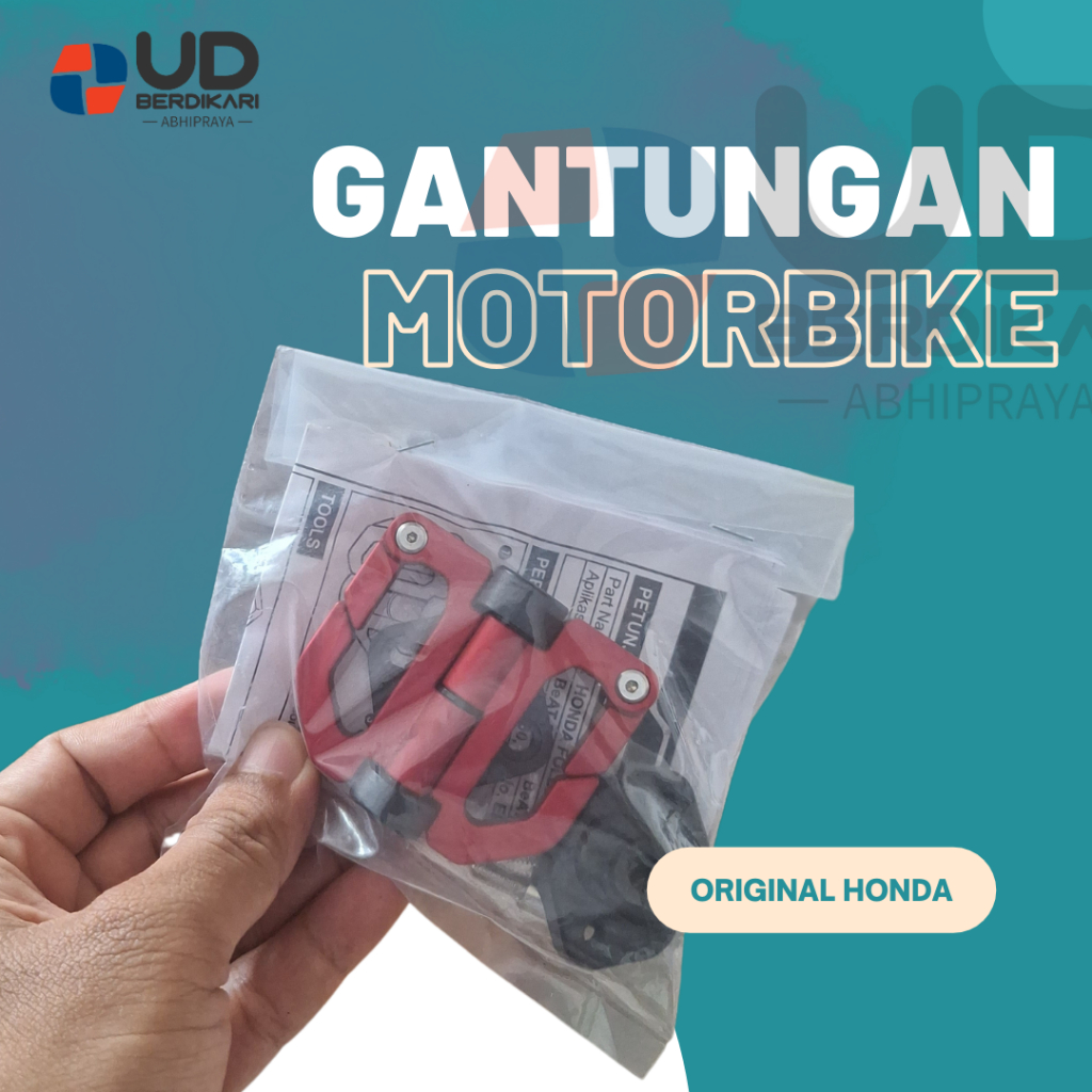 Jual Gantungan Motor Honda Gantungan Barang Asli Original AHM | Shopee ...