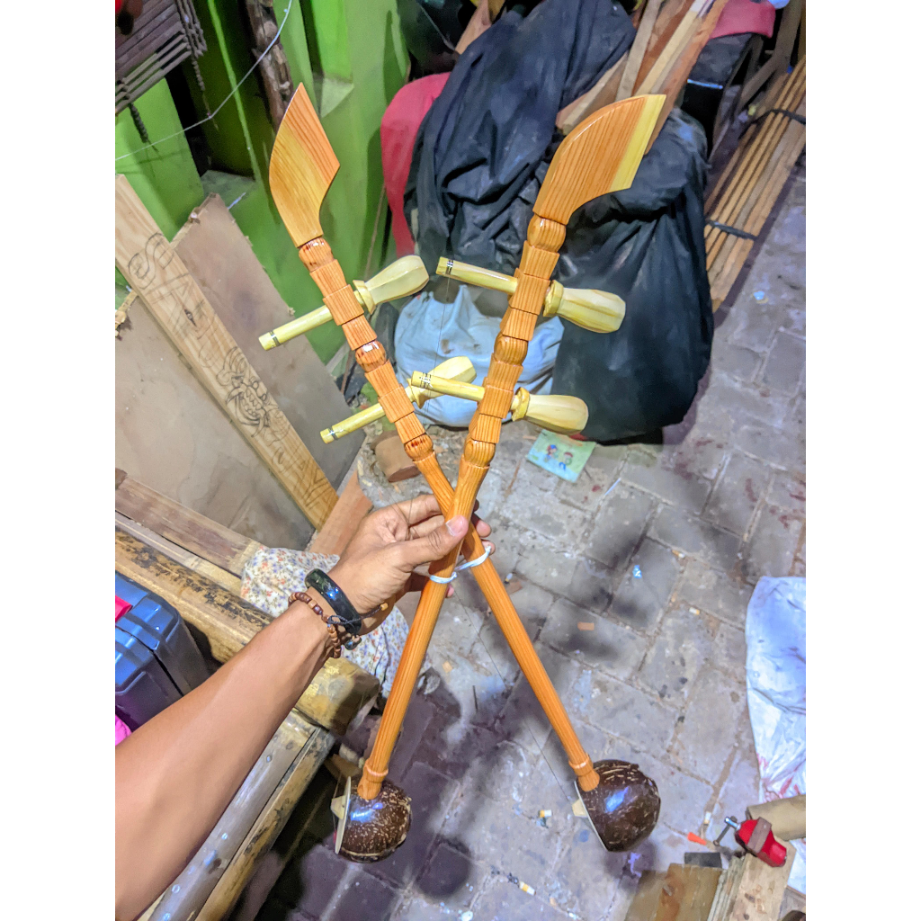 Jual Alat Musik Gesek Betawi Tehyan/Kongahyan/Sukong Kayu Jati Belanda ...