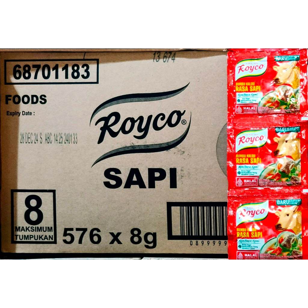 Jual ROYCO SAPI RENCENG DUS ( 576 SACHET ) | Shopee Indonesia