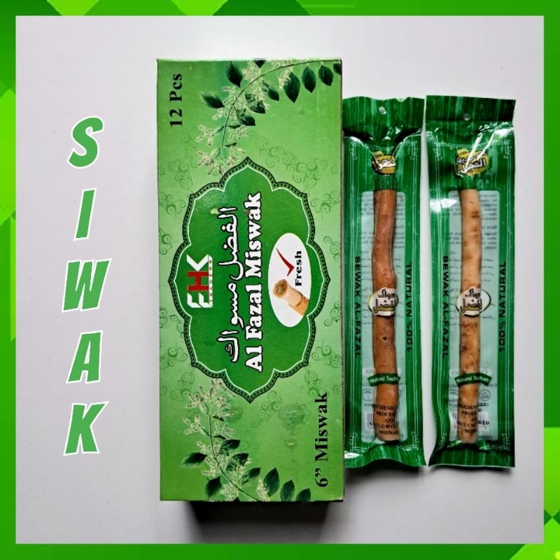 Jual Siwak Al Fazal Harga 1 Pcs Ukuran Panjang 14 cm Sewak Al Fazal ...