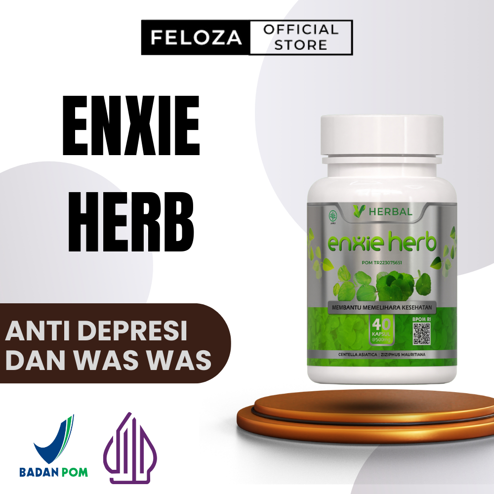 Jual ENXIEHERB Obat Antidepresan Anti Depresi Anxiety Kecemasan Gerd ...