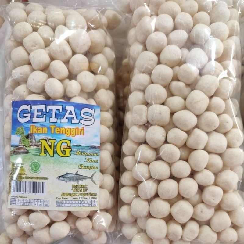 Jual Getas Bulat Ikan Tenggiri NG Khas Bangka 250gram | Shopee Indonesia