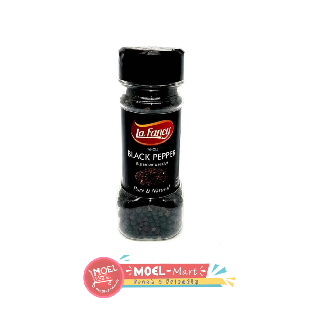 Jual LA FANCY BIJI MERICA HITAM GRINDER 65GR BTL | Shopee Indonesia