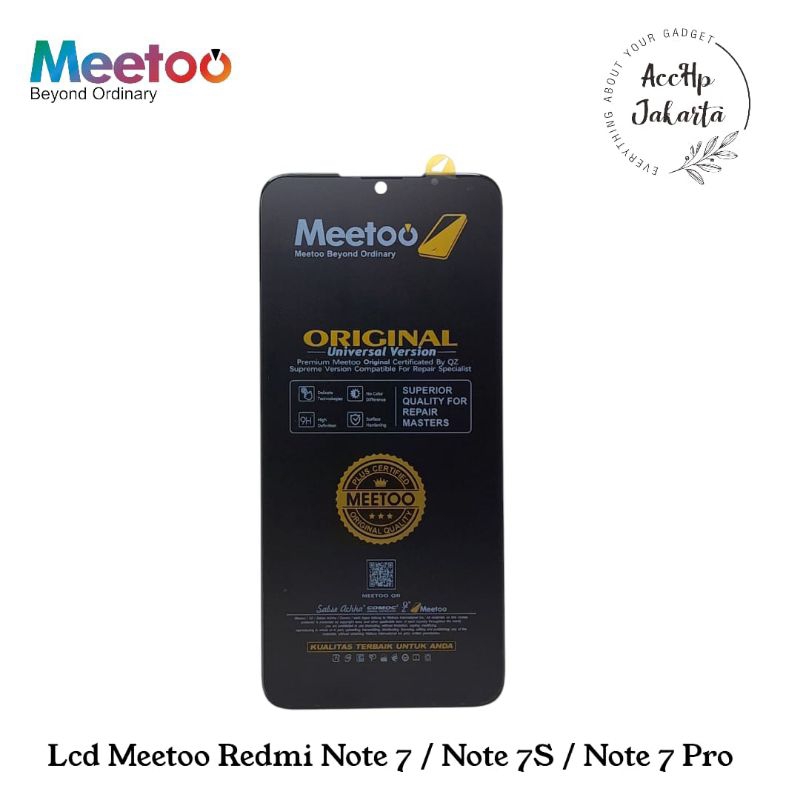 Jual LCD Touchscreen Redmi Note 7 / Note 7 PRO / Note 7s Meetoo Black ...