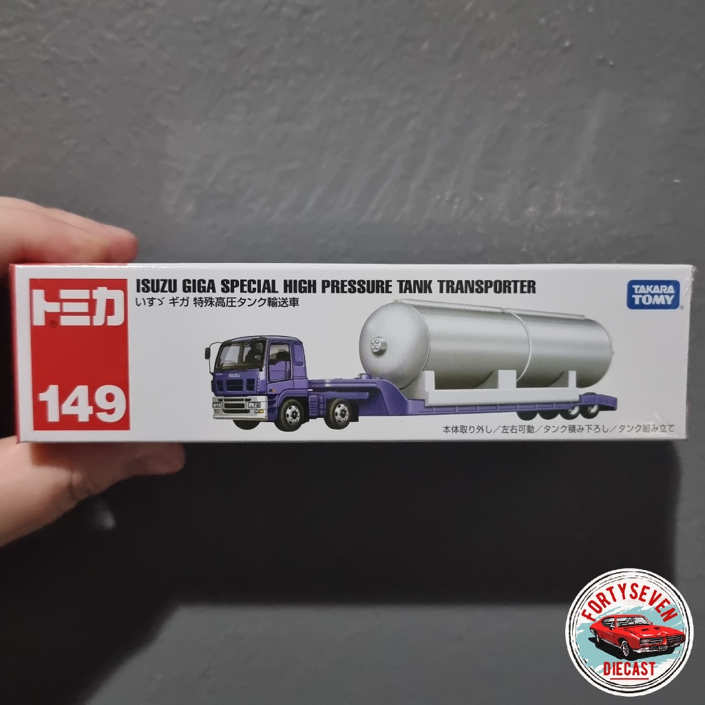Jual Tomica Long Isuzu Giga Special High Pressure Tank Transporter No ...