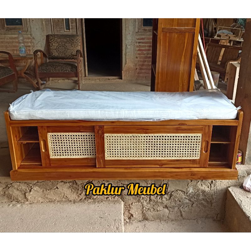 Jual Bench Rak sepatu Jati Custom | Shopee Indonesia