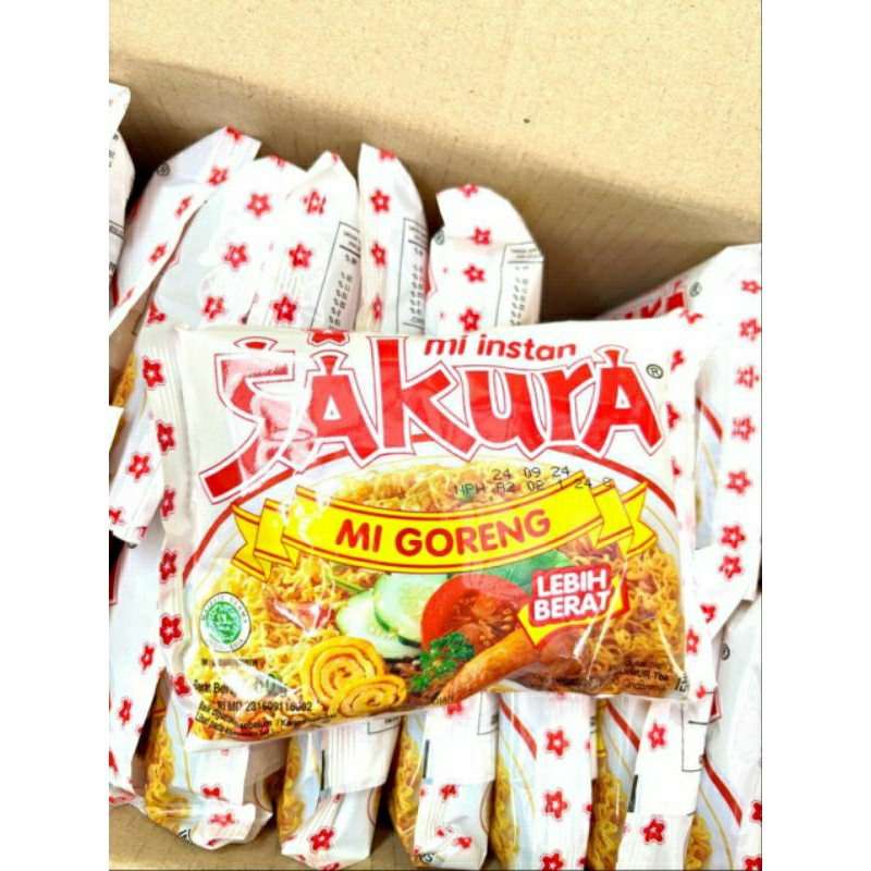 Jual Mie Instant Sakura Mie Goreng Sakura 1 Dus isi 40 | Shopee Indonesia