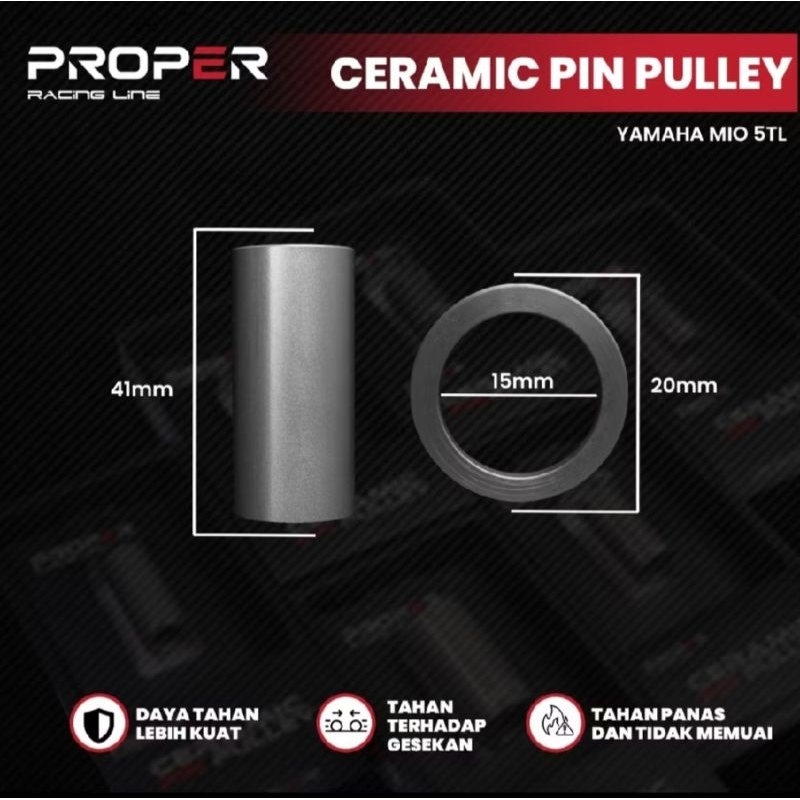Jual PIN PULLY BOSH PULLEY PROPER RACING MOTOR VARIO 125 150 MIO M3 ...