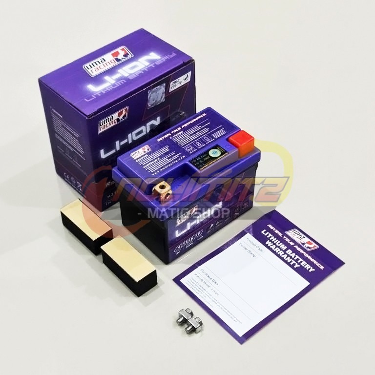 Jual Aki Accu Motor UMA Racing Lithium Li-Ion Battery HJTZ5S-FP 12V 5AH ...