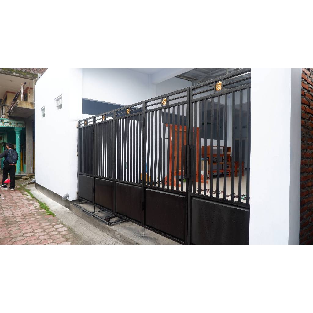 Jual PINTU PAGAR LIPAT MINIMALIS 02 | Shopee Indonesia