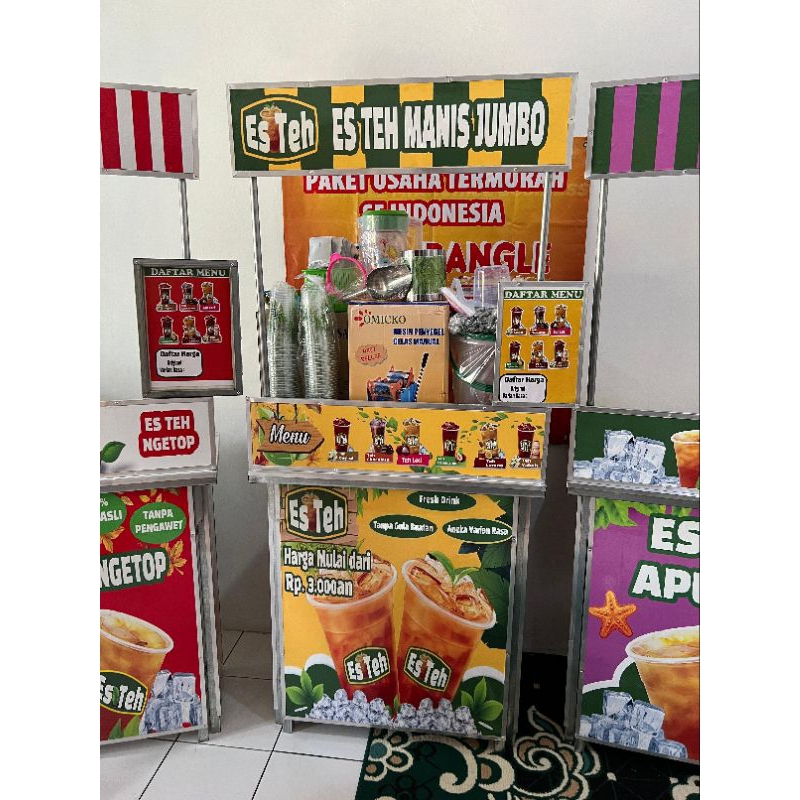 Jual FRANCHISE TEH SOLO / ES TEH JUMBO & TEH HIJAU SIAPP KIRIM | Shopee ...