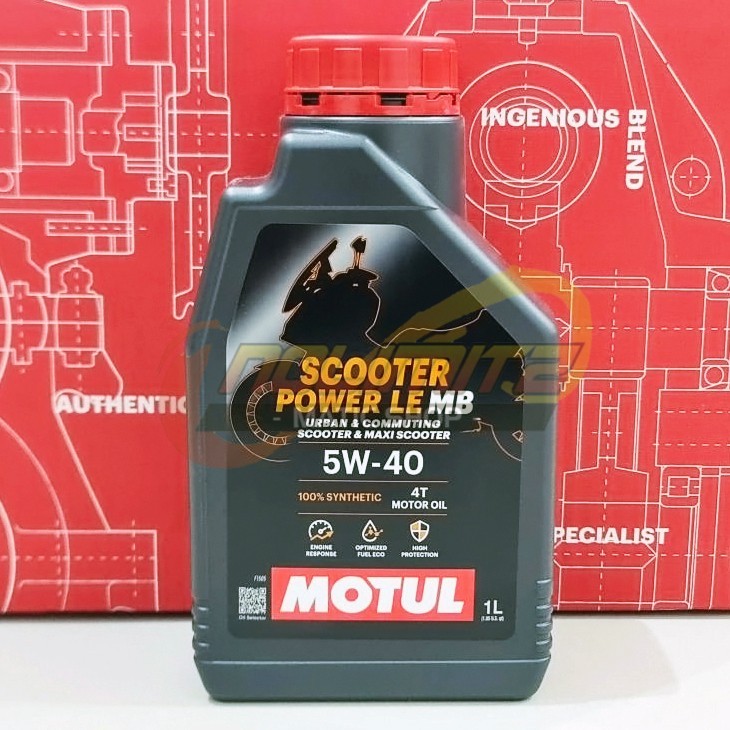 Jual Oli Motor Motul Scooter Power LE 5W-40 1L Full Synthetic NMAX XMAX ...