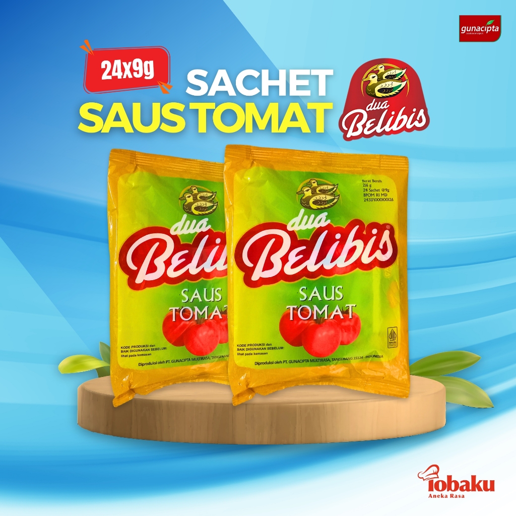 Jual DUA BELIBIS Saus Tomat - Tomato Sauce Kemasan Sachet 1 Pack (isi ...