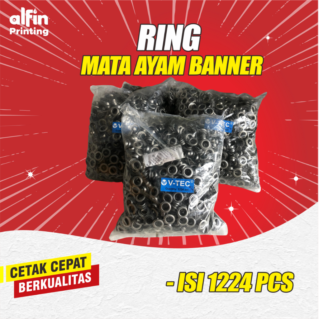 Jual Mata Ayam Banner MMT Spanduk Ring Lubang 24 10MM | Shopee Indonesia