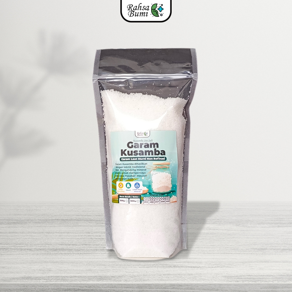 Jual Garam Kusamba Asli Bali 1kg - Garem Laut Laut Premium Alami Non ...