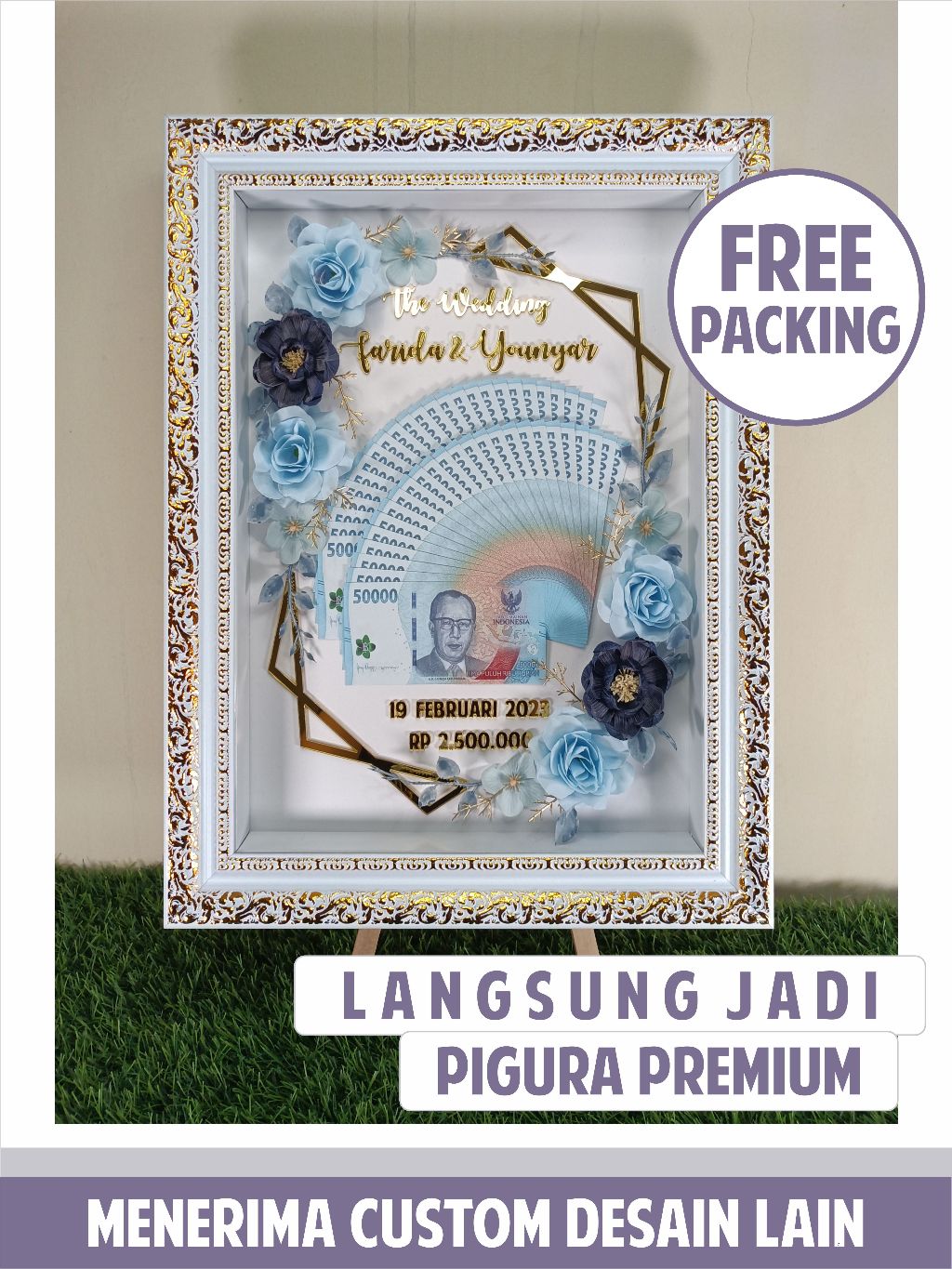 Jual Langsung Jadi Mahar Pigura Akrilik 38 cm x 48 cm KODE 3040PAK4 ...