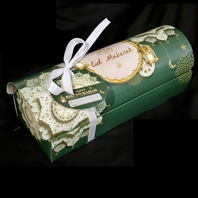 Jual ( 5 pcs ) Box Kotak Lebaran Hampers Roll Cake Dus Idul Fitri Muat ...