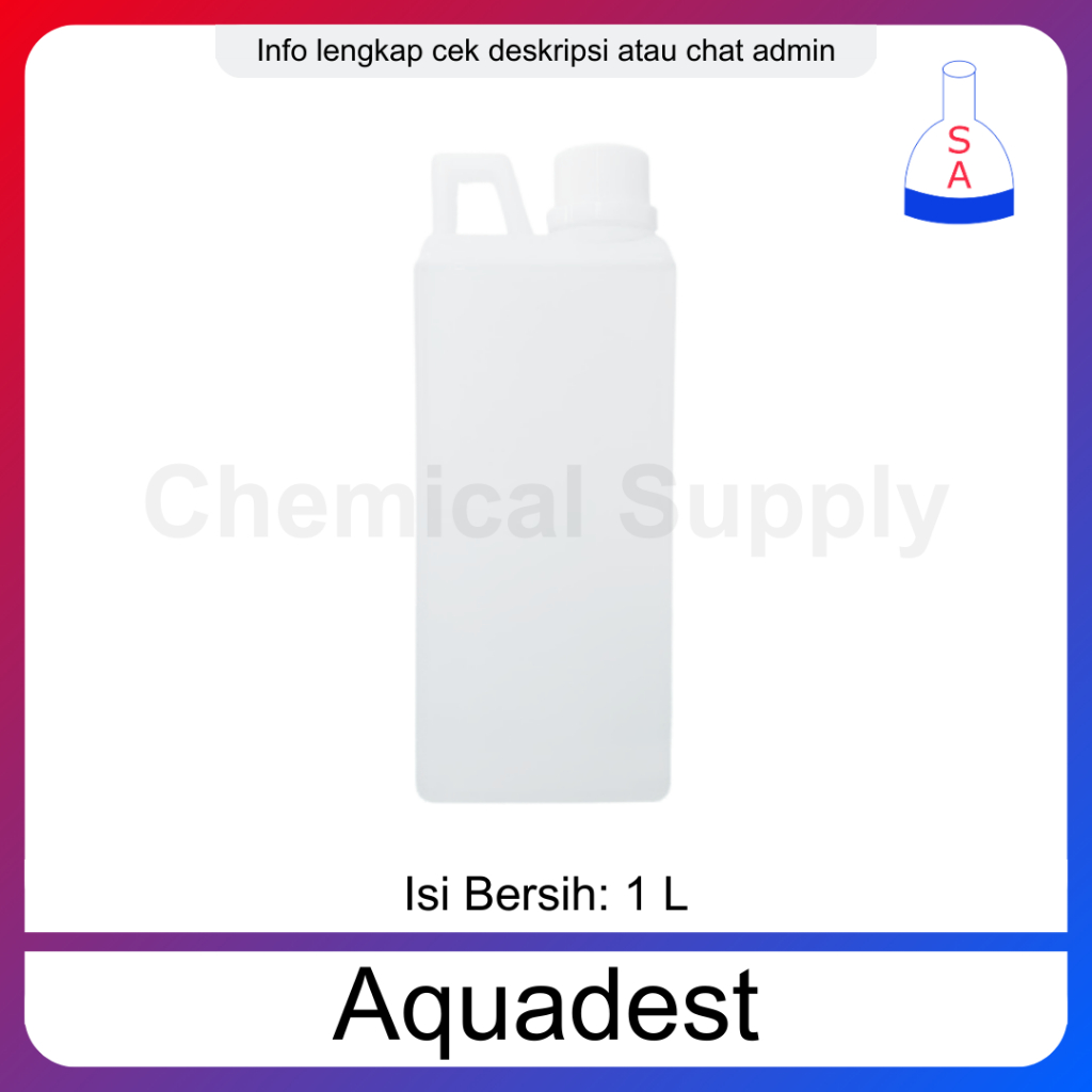 Jual Aquadest 1 Liter Air Suling Distilled Water | Shopee Indonesia