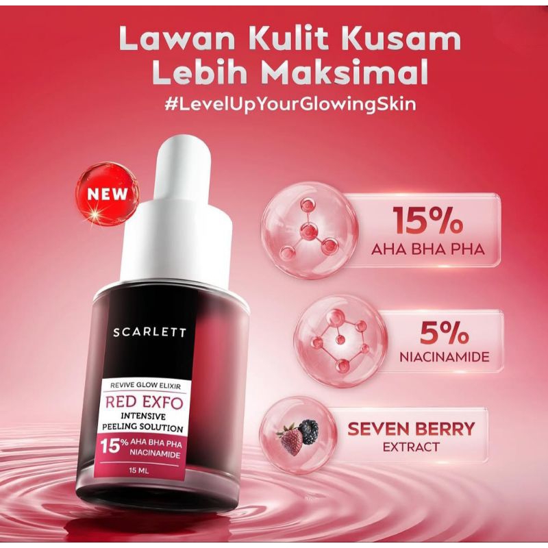Jual SCARLETT RED EXFO C POWER FACE MIST AGE DELAY RETINOL NIACINAMIDE ...