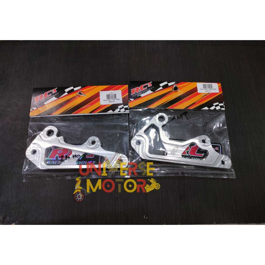 Jual BREKET KALIPER PCX 150 CBS ABS PCX 160 CBS ABS CAKRAM 260MM FULL CNC | Shopee Indonesia