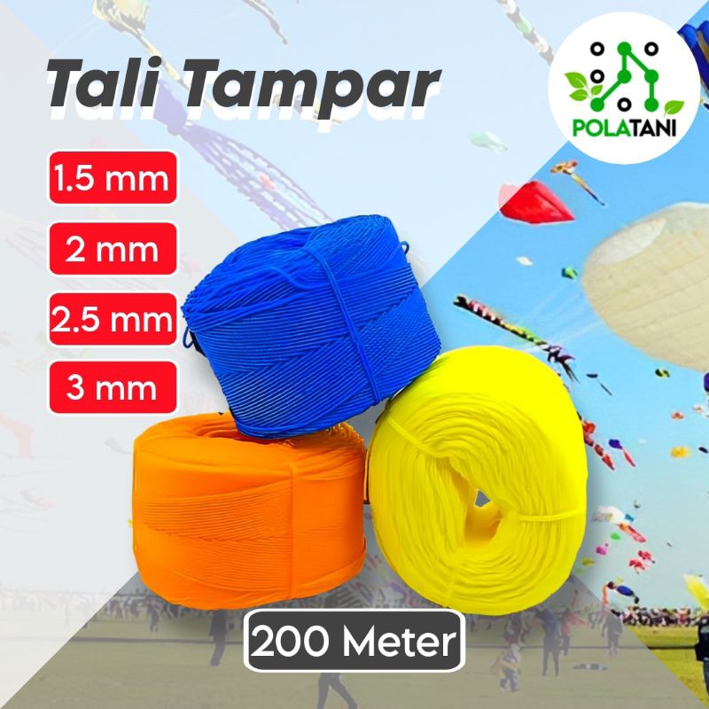Jual Tali Tampar/Tambang 1.5 mm, 2 mm, 2.5 mm dan 3 mm Panjang 200 Meter | Shopee Indonesia