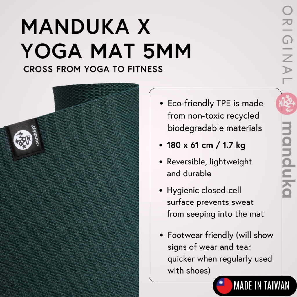 Jual Manduka X Yoga Mat 5mm Original - Matras Yoga Premium Multipurpose ...