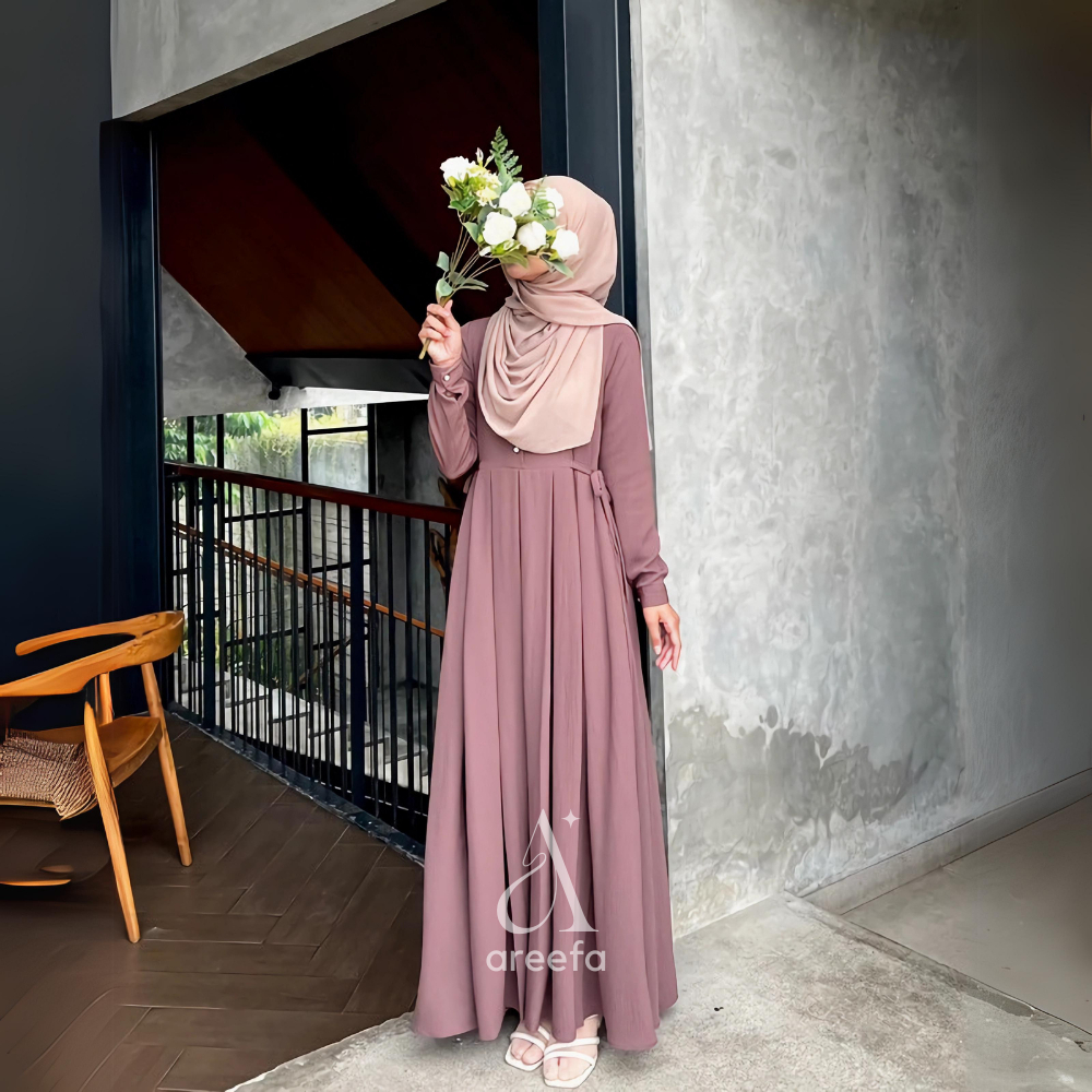 Jual Areefa - Safira Dress Gamis Wanita Remaja Terbaru Kekinian Pesta ...