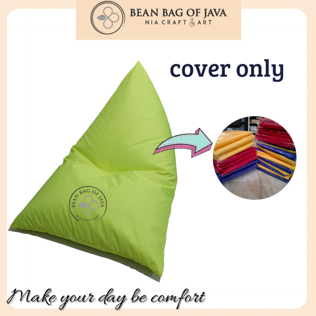 Jual COVER Bean Bag Bahan KATUN SUEDE TASLAN | Shopee Indonesia