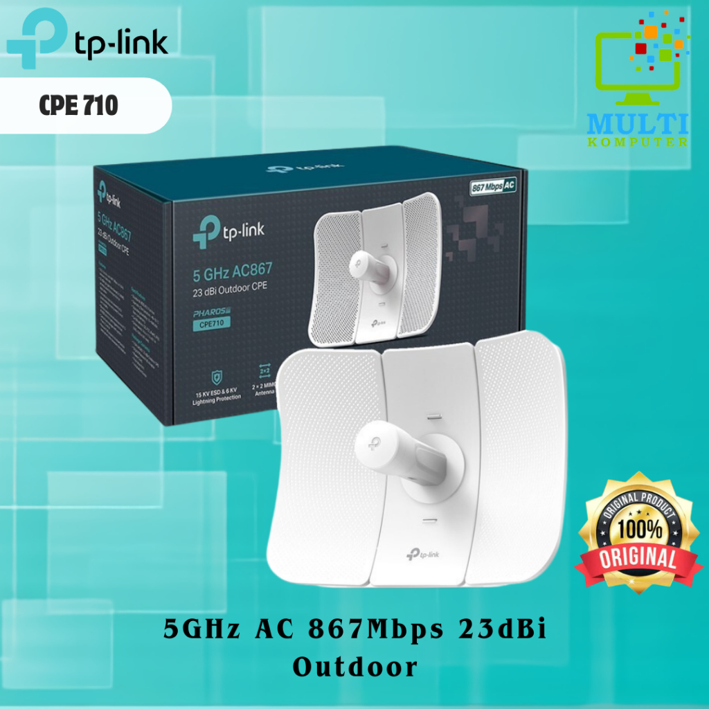 Jual CPE710 TP-LINK 5GHz AC 867Mbps 23dBi Outdoor TPLINK CPE 710 ...
