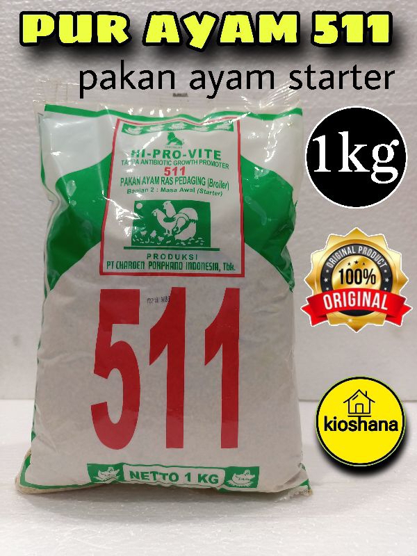 Jual Pur pakan ayam 511 Pokphand 1kg | Shopee Indonesia