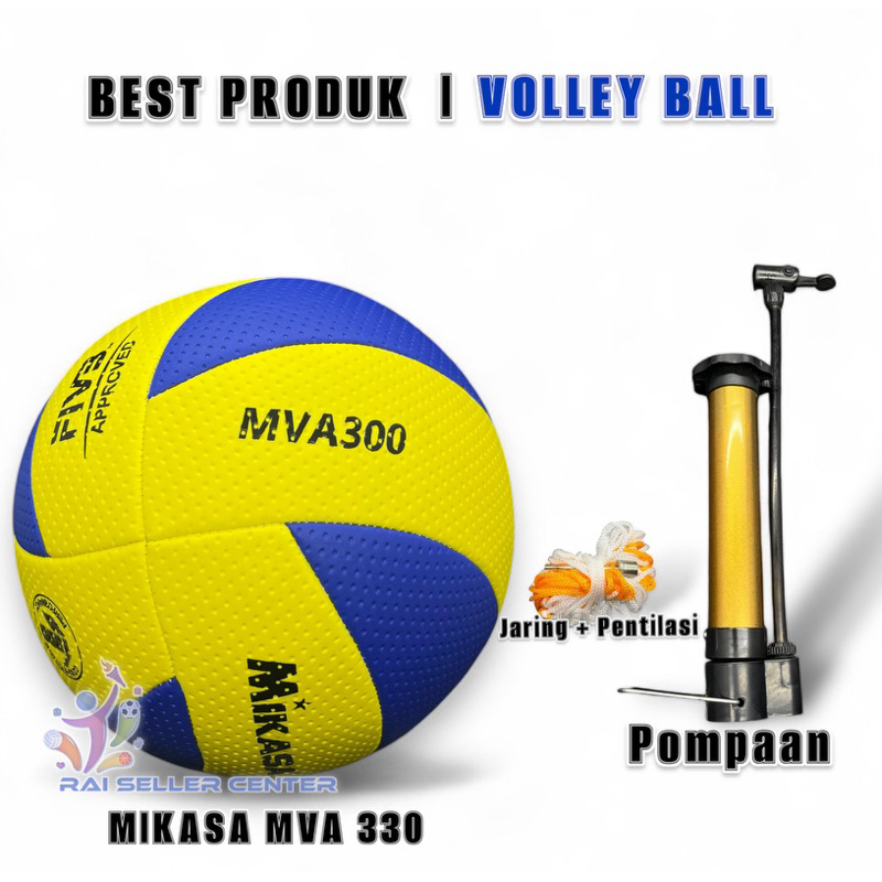 Jual Bola Voli Mikasa MVA300 Dewasa Pres Mesin Jahit Berkulias Local ...